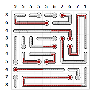 Termometros - Juego De Puzzle En Linea